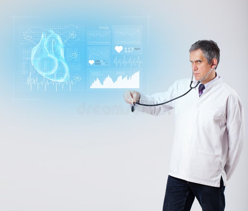 Cardiologist Presenting the Research Results Stock Photo - Image of ...