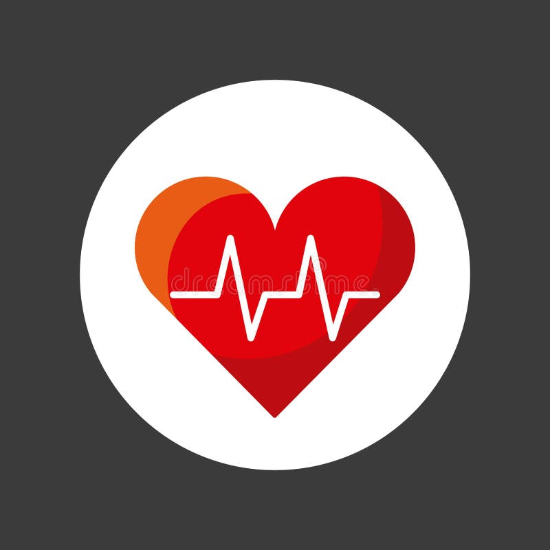 Cardiology icon design stock illustration. Illustration of heartbeat ...