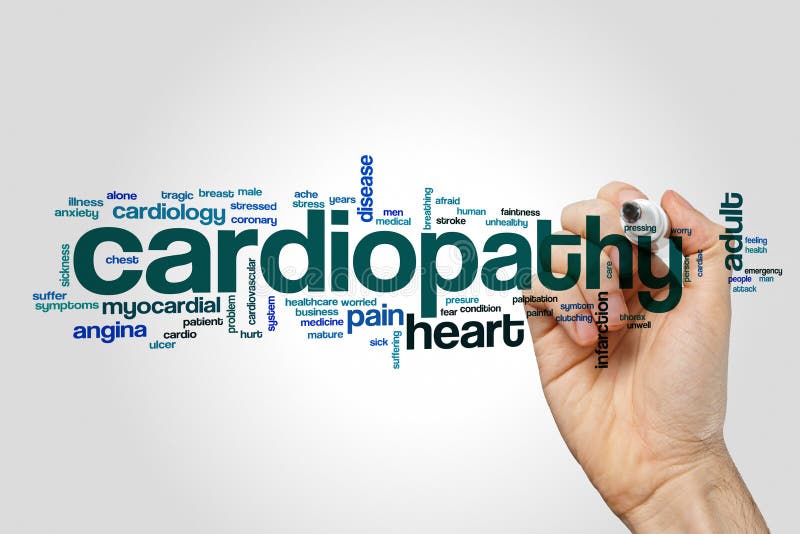 Cardiopathy word cloud stock photo. Image of mature, health - 88378836