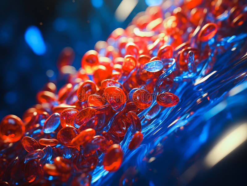 Cardiovascular System, Blood Flows through Arteries, Blood Cells. AI ...