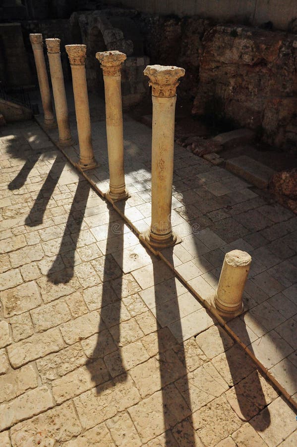 The Cardo stock photo. Image of archaeological, muslim - 26023164