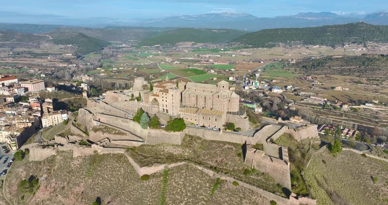 Cardona Castle is a Famous Medieval Castle in Catalonia Stock Video ...