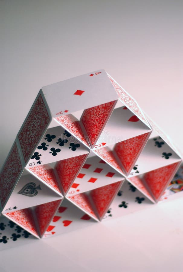 Cards stock photo. Image of pyramid, stack, patient, form - 5905378