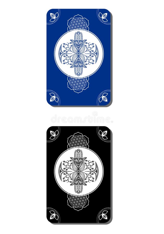 Backs of playing cards stock vector. Illustration of card - 33820926