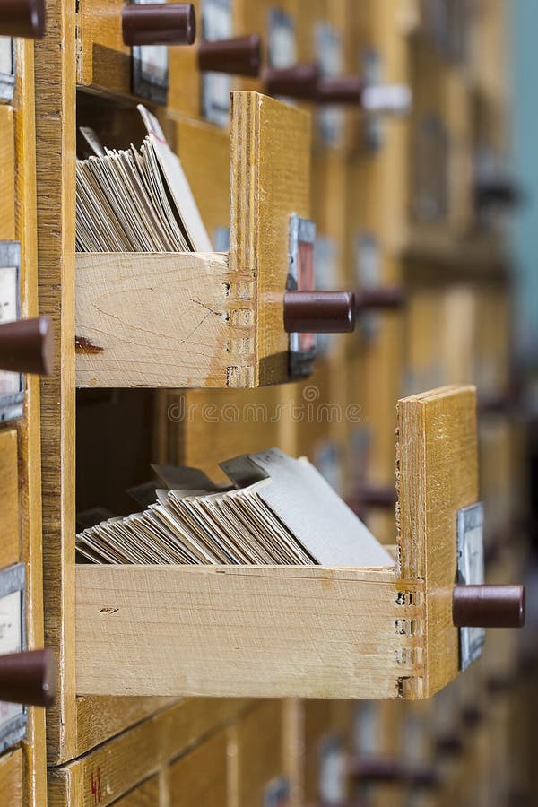Cards in boxes archive stock image. Image of background - 50662641