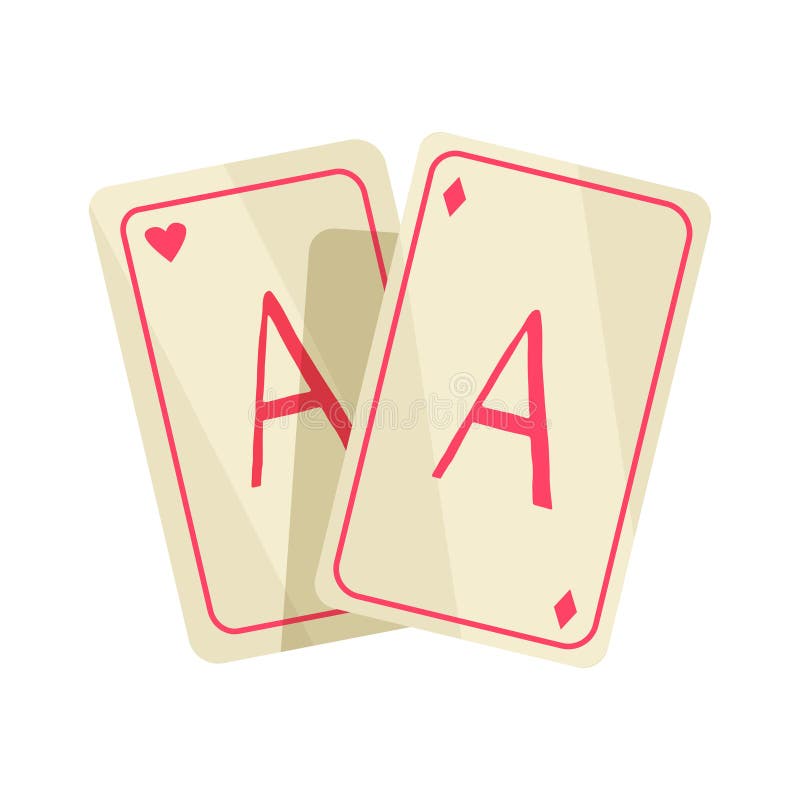 Cards Cartoon Illustration stock vector. Illustration of gamble - 275203037