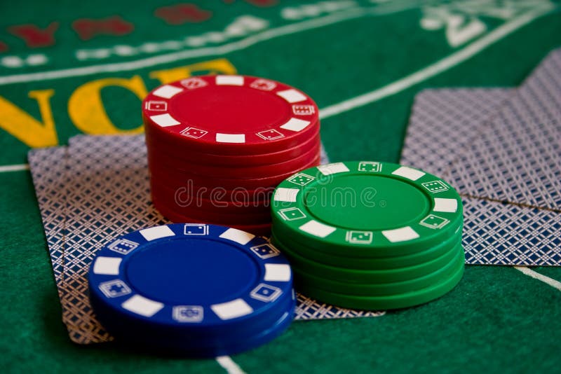 Cards and chips stock photo. Image of table, outline, chips - 4306452