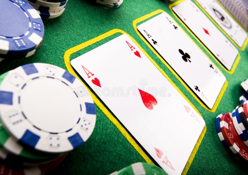 Cards & Chips stock photo. Image of games, lasvegas, odds - 4697284