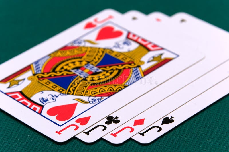 Cards Four or Two Card 04 Jacks Stock Image - Image of five, house: 355555