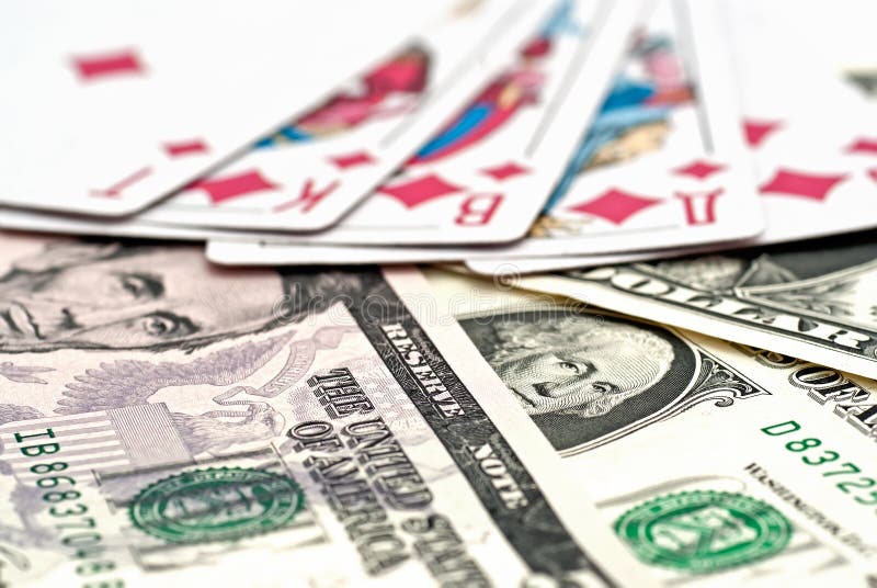 Cards and money stock photo. Image of money, dollars - 18726684
