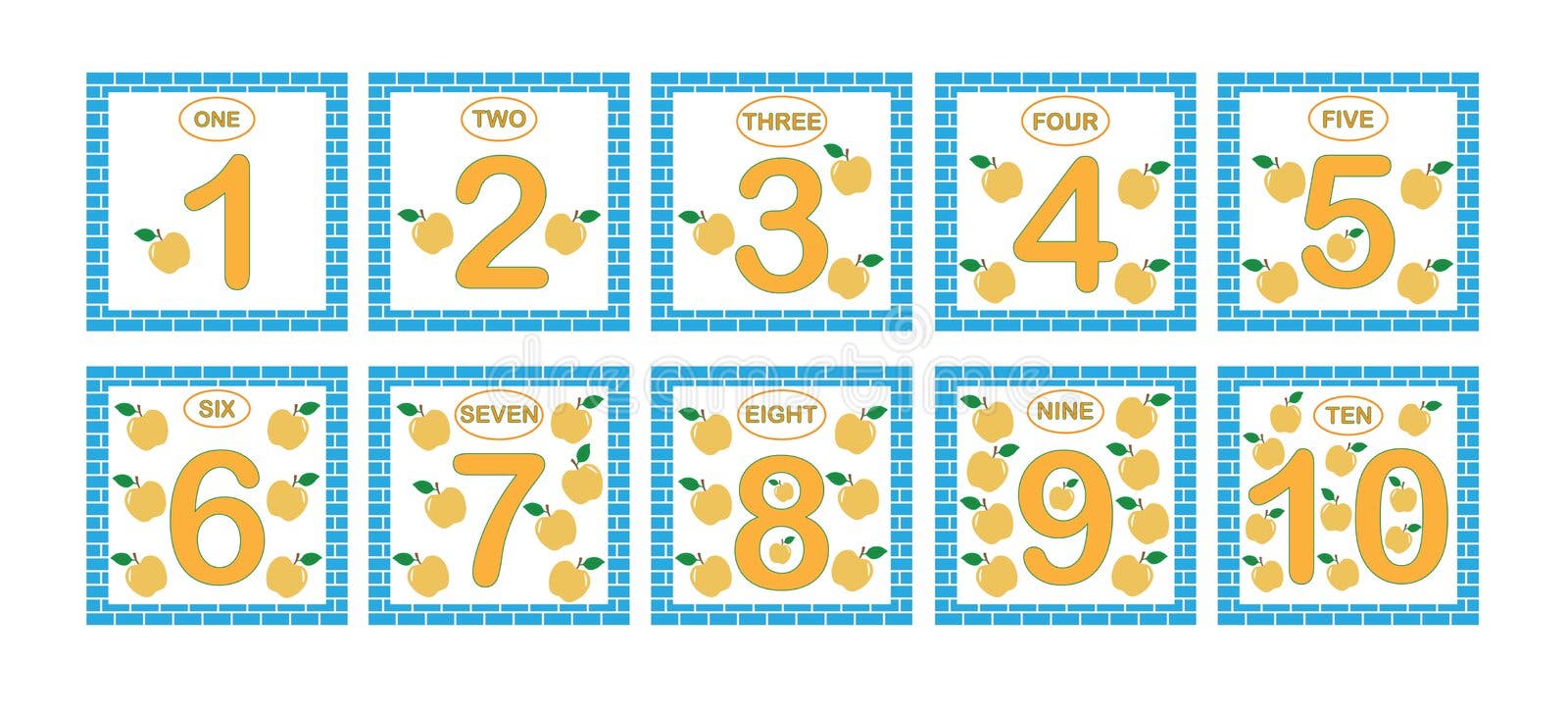 Number 7 Seven,educational Card,learning Counting with Fingers Stock ... Number 7 Seven,educational Card,learning Counting with Fingers Stock ...