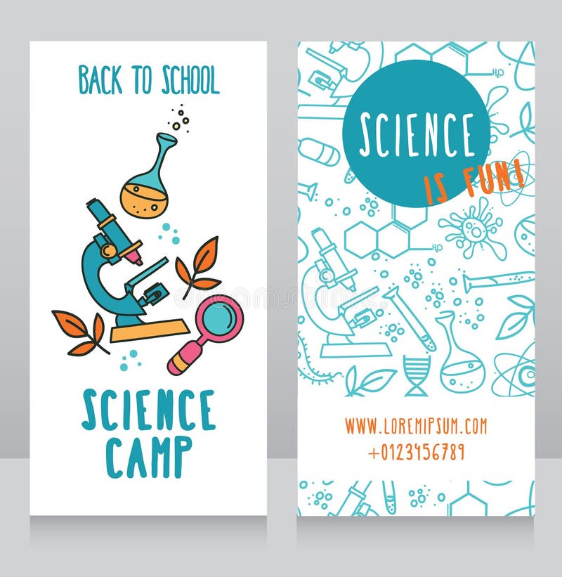 Poster for Science and Education Stock Vector - Illustration of ...