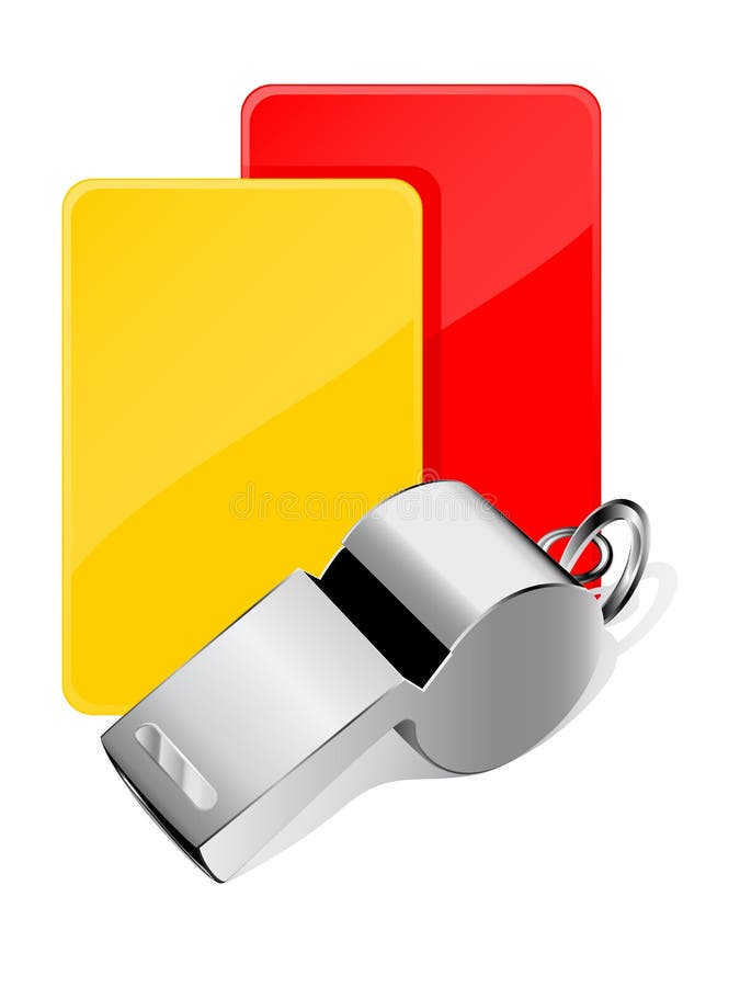 Cards and whistle stock vector. Illustration of color - 20846598