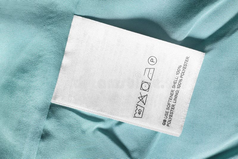 Care ad composition label editorial photo. Image of polyester - 162915511