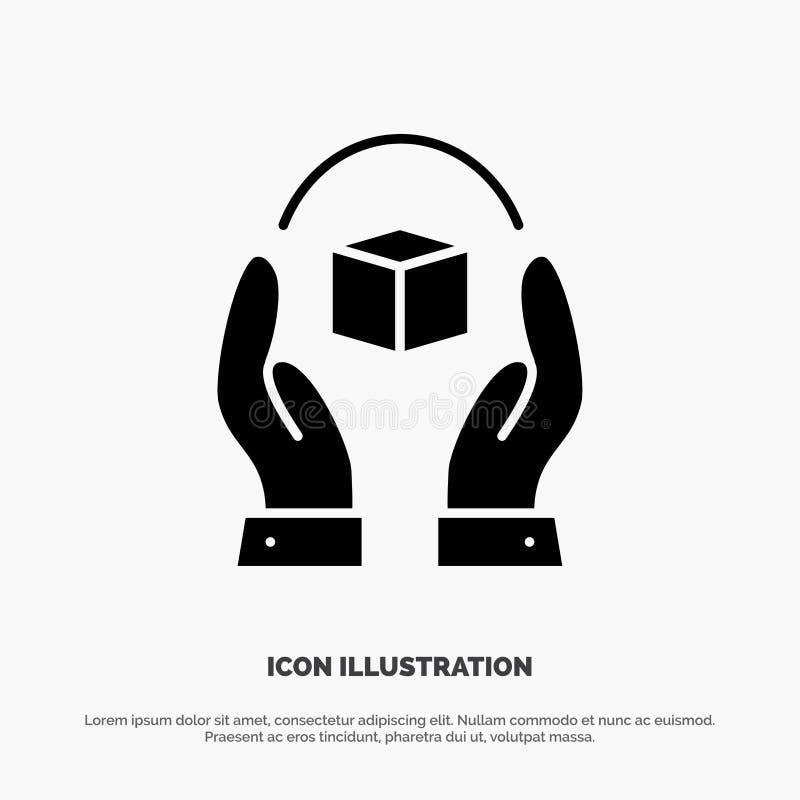 Care, Caring, Handle, Product, Responsibility Solid Glyph Icon Vector ...