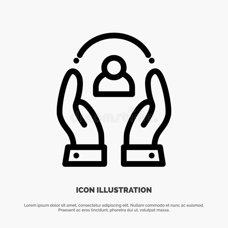 Care, Caring, Human, People, Protection Solid Icon Infographics 5 Steps ...