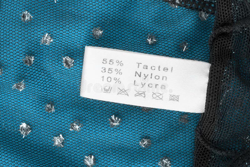 Care and composition label stock image. Image of label - 253713541