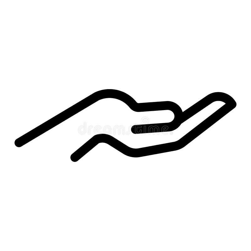 Care Hand Icon, Outline Style Stock Vector - Illustration of gesture ... Care Hand Icon, Outline Style Stock Vector - Illustration of gesture ...