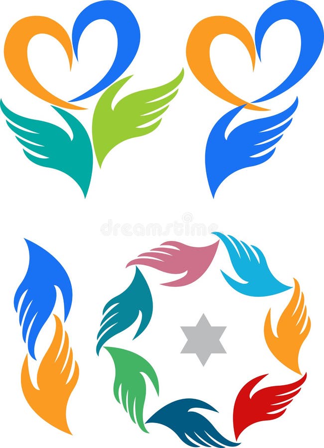 Care logo collection stock vector. Illustration of collection - 28974797