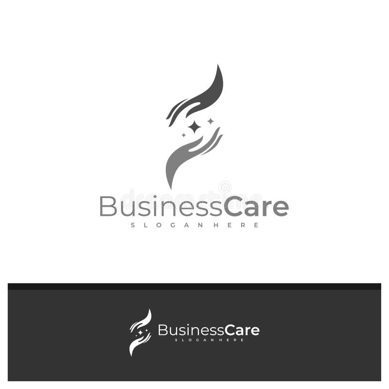 Care Logo Design Vector, Creative Hand Logo Concepts Template ...