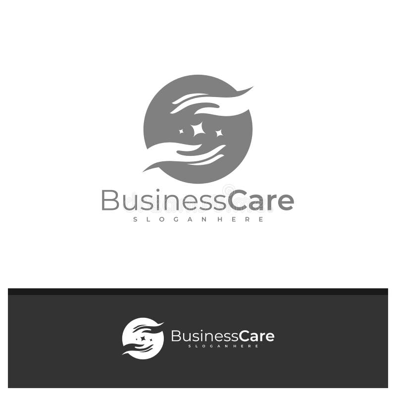 Care Logo Design Vector, Creative Hand Logo Concepts Template ...