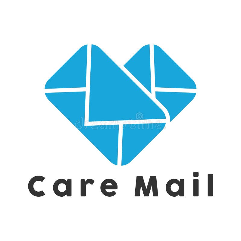 Care Mail Logo Design Vector Stock Vector - Illustration of abstract ...
