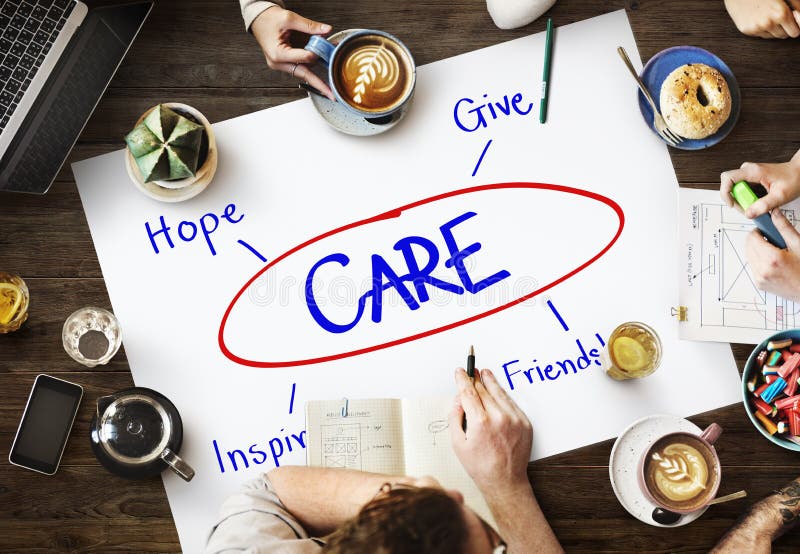 Care Support Assistance Help Concept Stock Image - Image of people ...