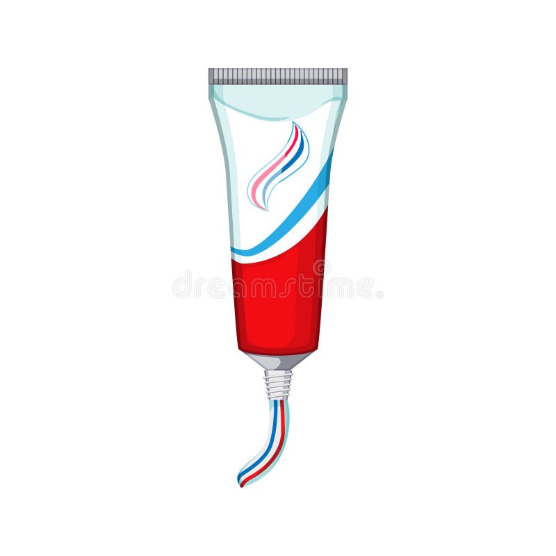 Care Toothpaste Cartoon Vector Illustration Stock Illustration ...