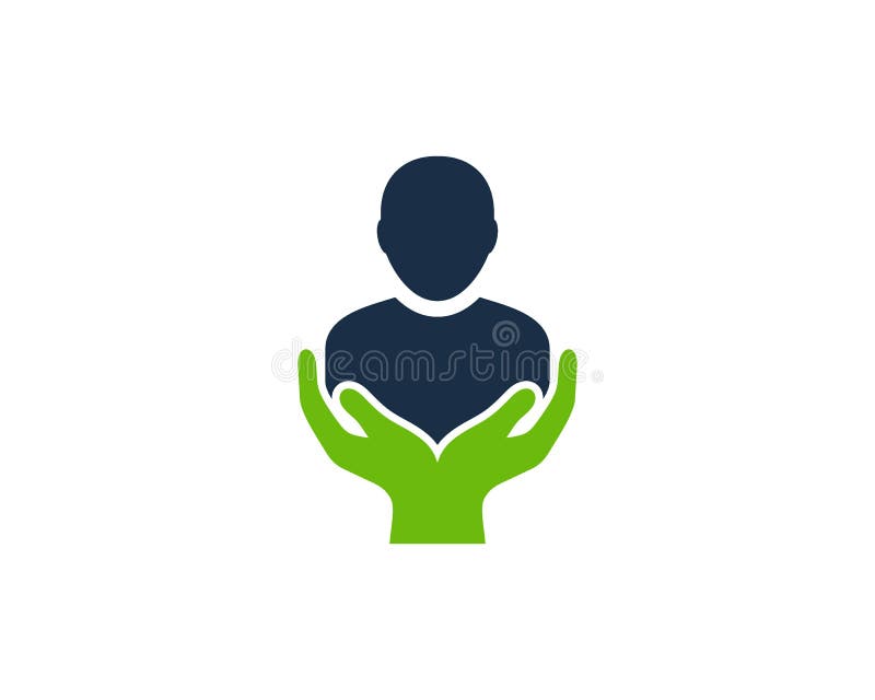Care User Icon Logo Design Element Stock Vector - Illustration of ...