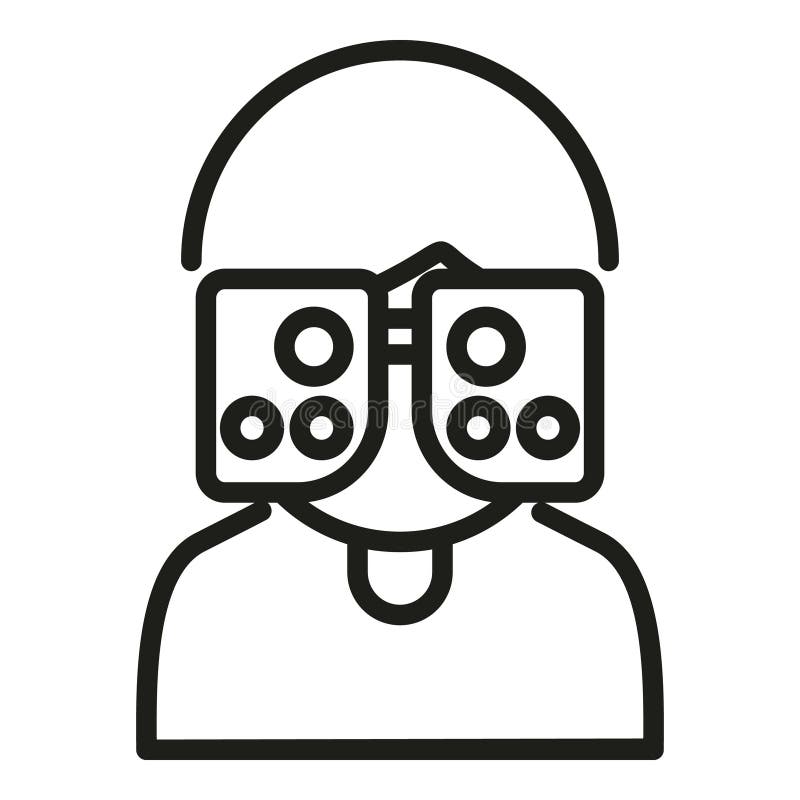 Care Vision Icon Outline Vector. Eye Test Stock Vector - Illustration ...