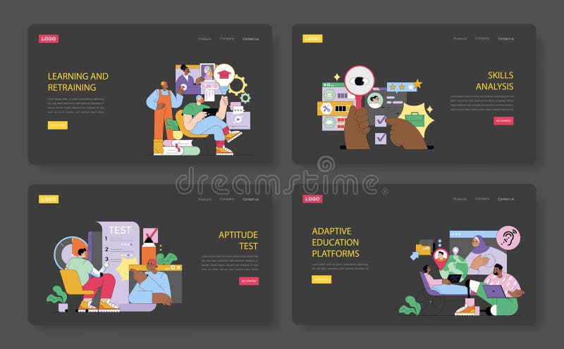 Career Change. Flat Vector Illustration Stock Illustration ...