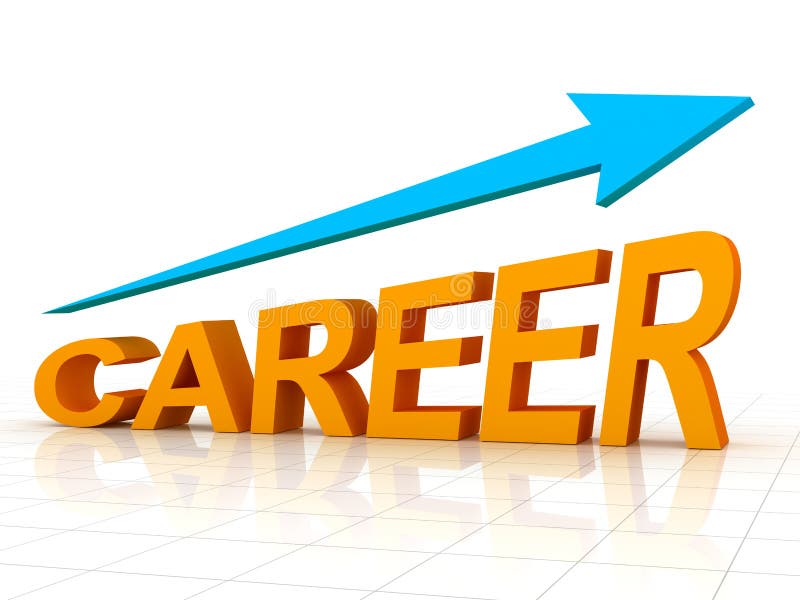 Career Arrow stock vector. Illustration of benefit, successfulness ...