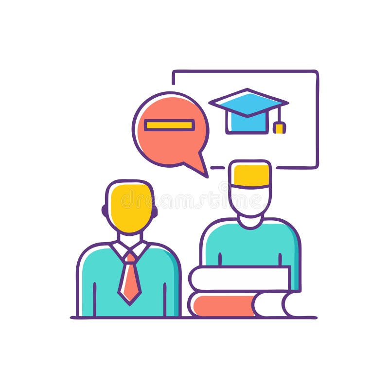 Career Counseling Icon stock vector. Illustration of vector - 351933101
