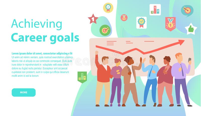 Career Development Banner. Achieving Career Goals. Concept of Self ... Career Development Banner. Achieving Career Goals. Concept of Self ...