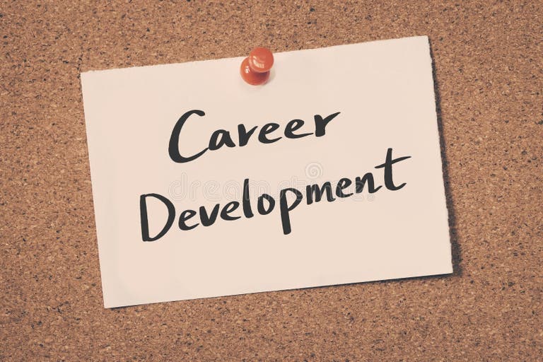 Career Development stock photo. Image of sign, cork, work - 77227570