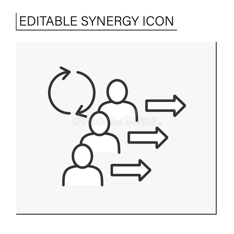 Arrows Synergy Stock Illustrations – 200 Arrows Synergy Stock ...