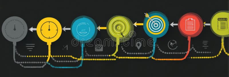 Career Development Stages Infographic Displaying Progress Markers and ...