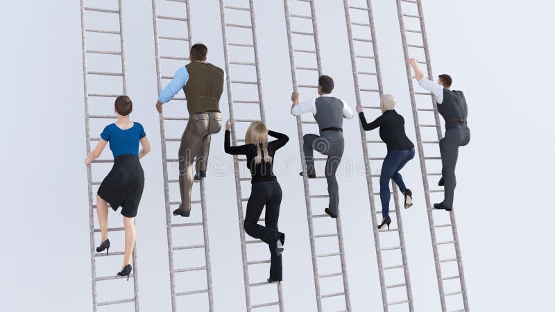 Career Development stock illustration. Illustration of jumpstart ...