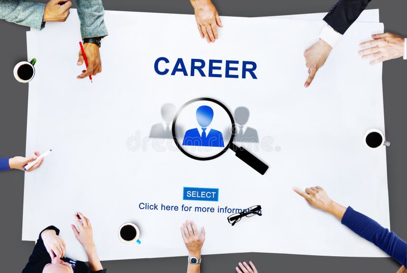 Career Employment Occupation Recruitment Work Concept Stock Photo ...