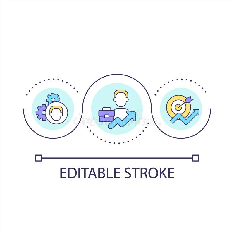 Career Progression Icon Stock Illustrations – 482 Career Progression ...