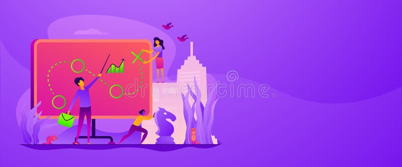 Career Growth Web Banner Concept. Stock Vector - Illustration of header ...