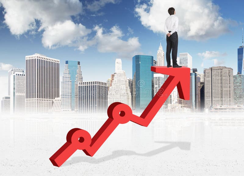 Career growth stock illustration. Illustration of arrow - 65835070