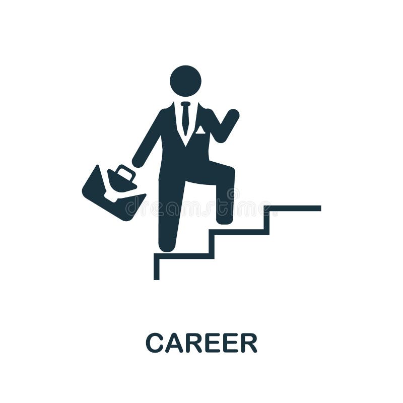 Career Icon from Success Collection. Simple Line Element Career Symbol ...