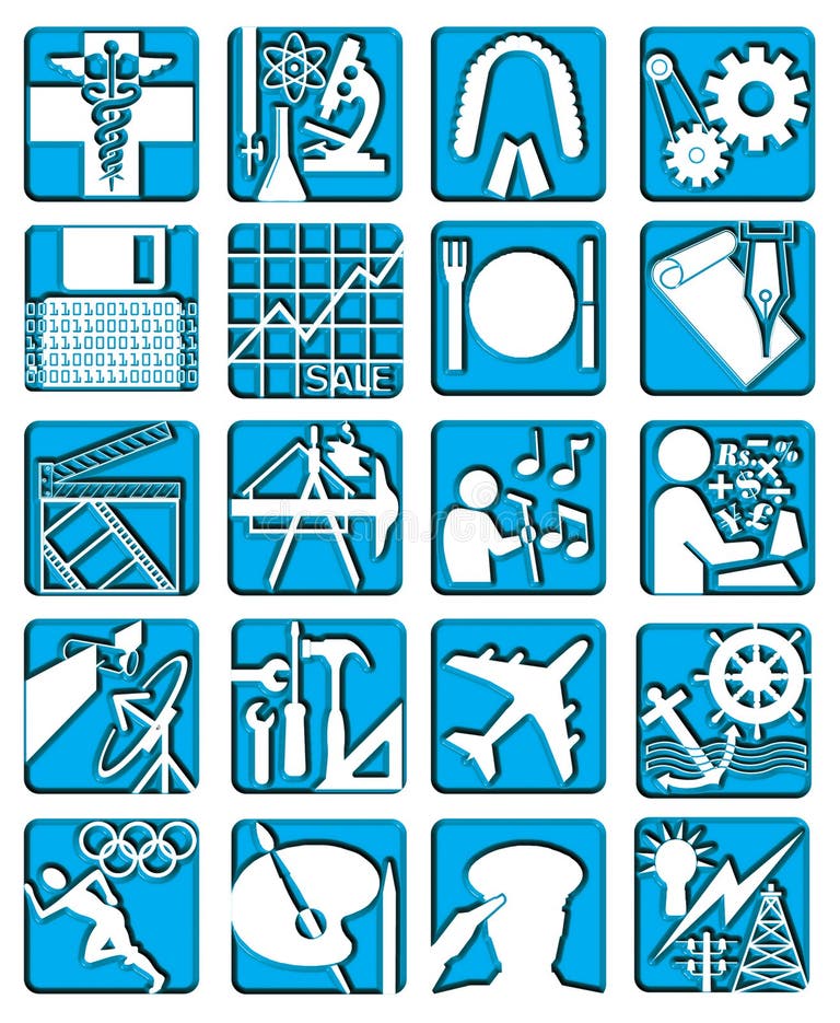 Career Symbols Stock Illustrations – 6,176 Career Symbols Stock ...