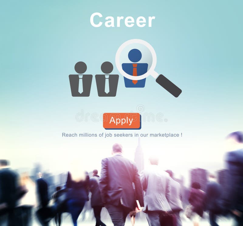 Career Job Profession Apply Hiring Concept Stock Image - Image of ...
