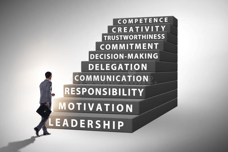 Career Ladder Concept with Key Skills Stock Image - Image of ...