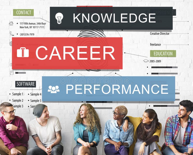 Career Performance Knowledge Word Concept Stock Image - Image of ...