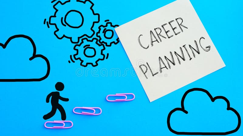 Career Planning is Shown Using the Text Stock Image - Image of ...