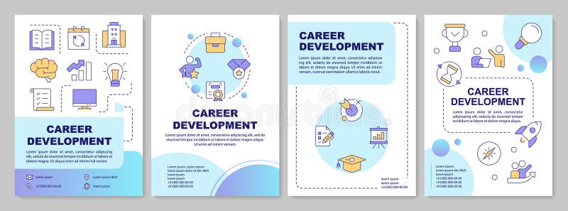 Blue Gradient Brochure Template Stock Illustrations – 133,422 Blue ...