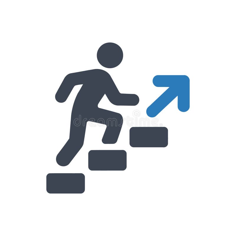 Career Progress Icon stock vector. Illustration of career - 361911612